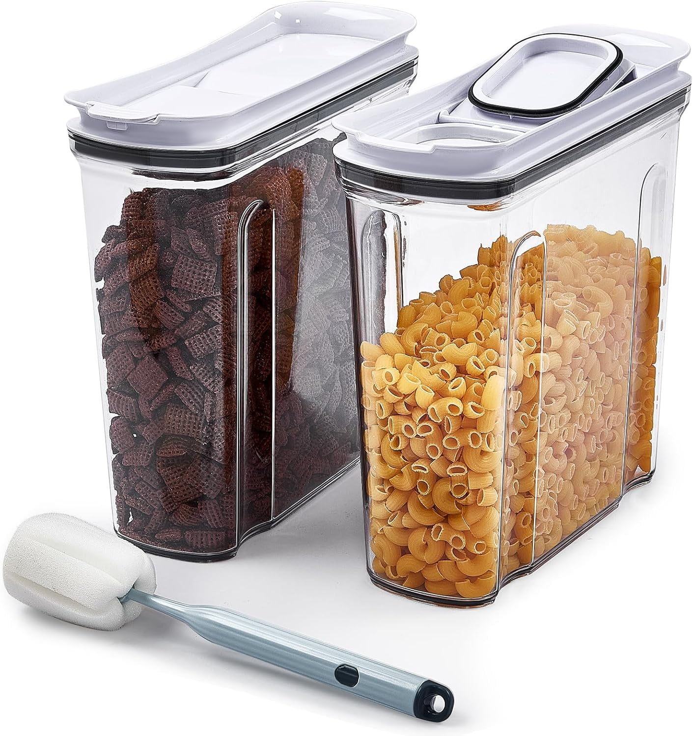 Cereal Containers Storage Set, Airtight Food Storage Container with Lid ...