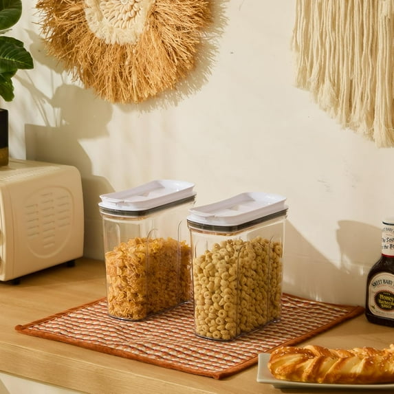 Cereal Containers Storage Set, Airtight Food Storage Container with Lid ...