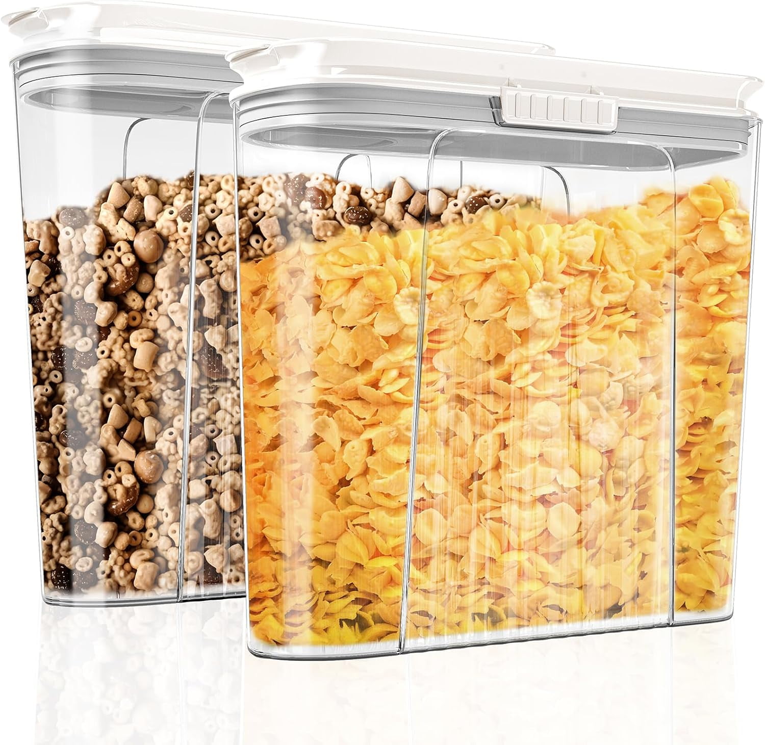 Cereal Containers Storage Set Airtight Food Storage Containers with ...
