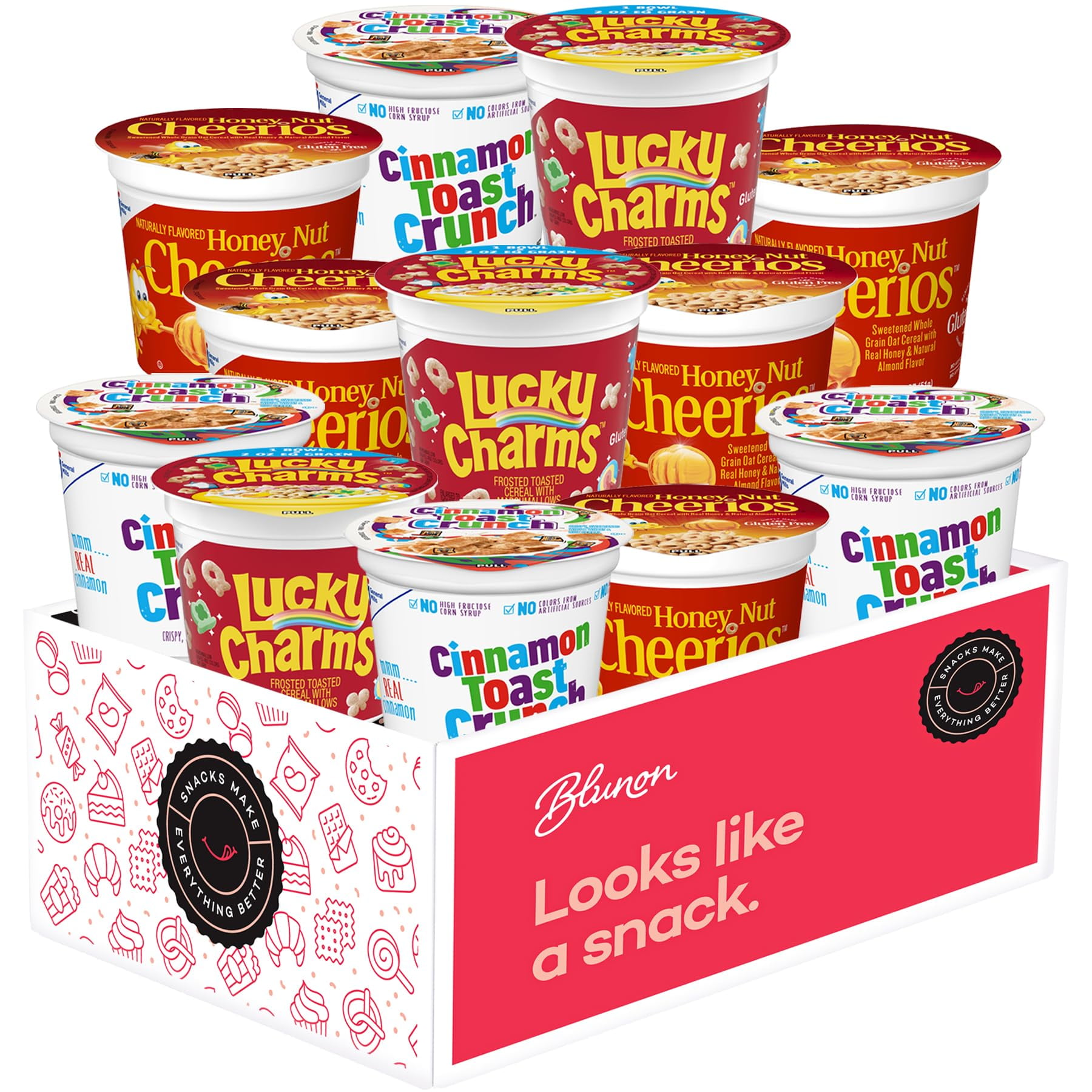 Cereal Cups Variety Pack CCF19 - Single Serve Breakfast Cereal ...