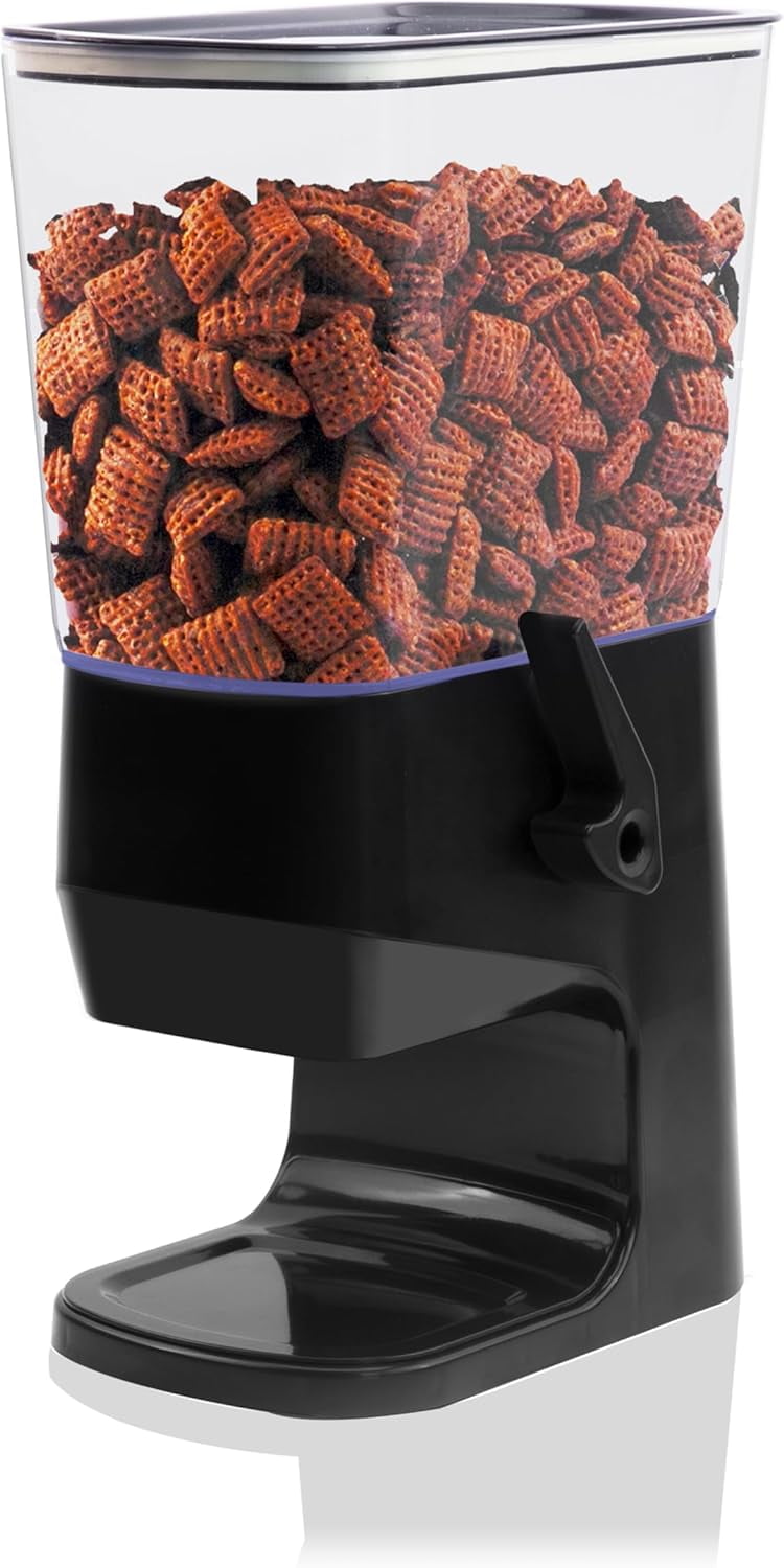 Cereal Dispenser Countertop 1 Pack, Dry Food Dispenser Snack Organizer ...