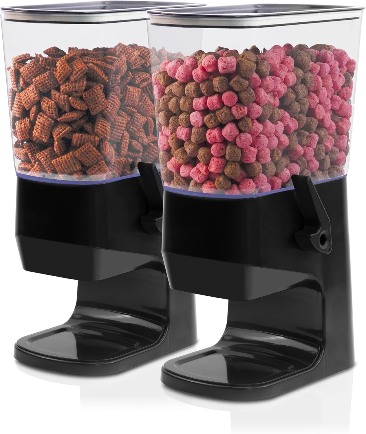 Cereal Dispenser Countertop, Dry Food Dispenser Snack Organizer, Slim ...