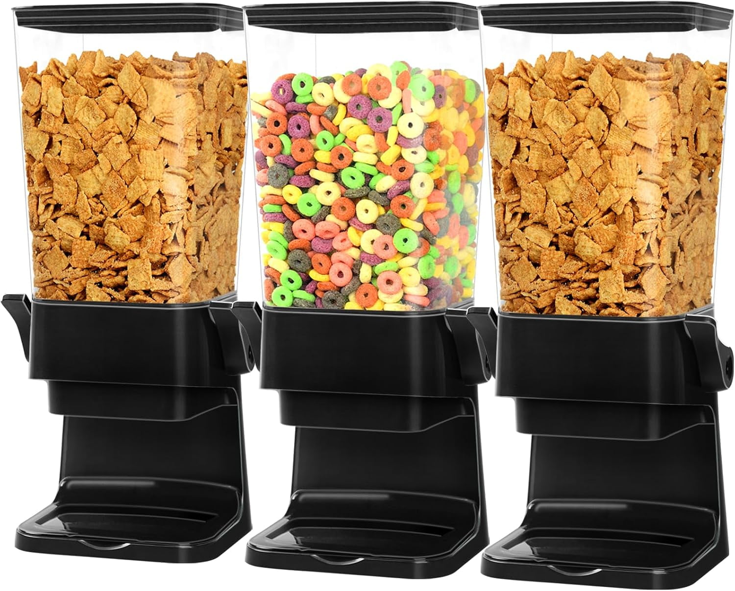 Cereal Dispenser Countertop Large Cereal Containers Storage Dispenser ...
