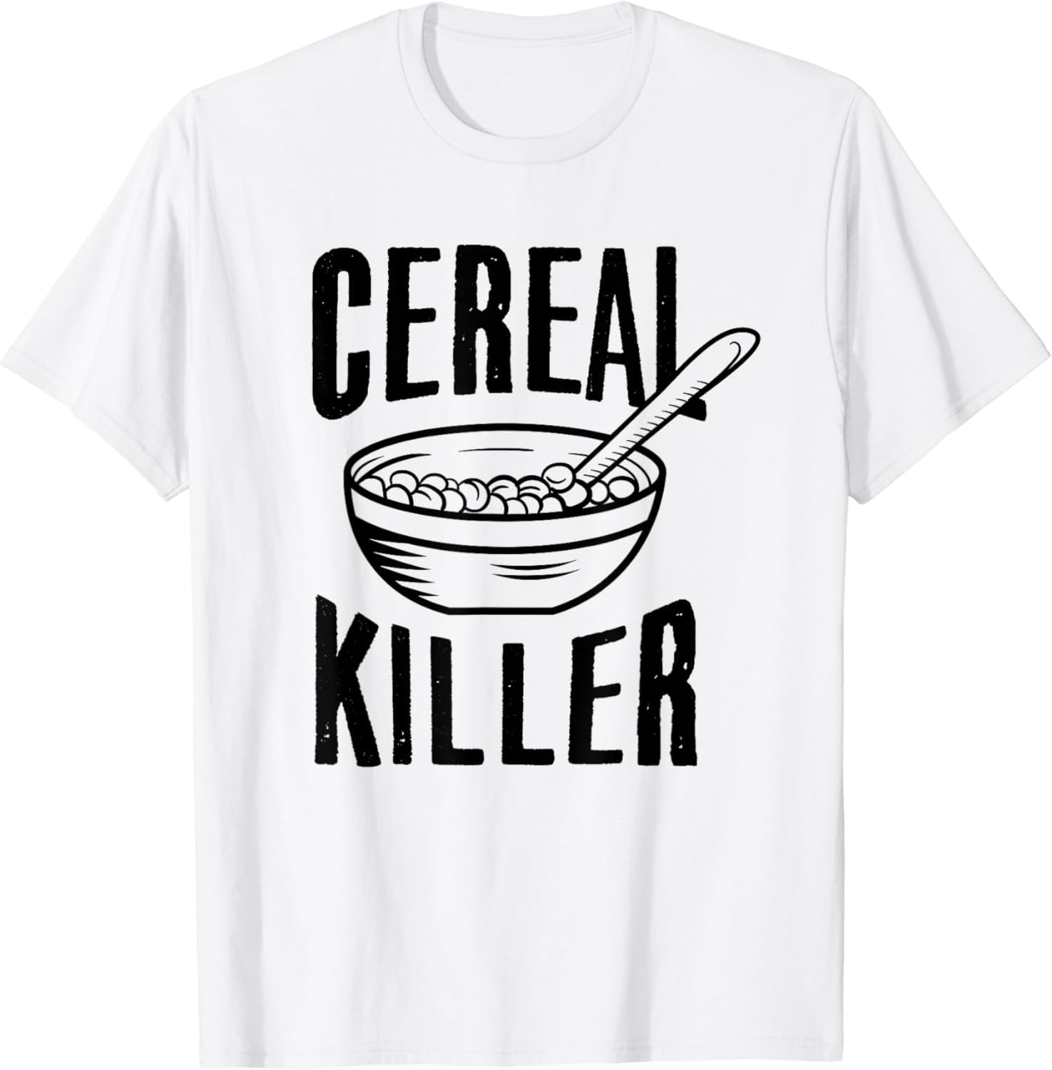 Cereal Killer Serial Food Milk Funny Humor Men's T-Shirt - Walmart.com