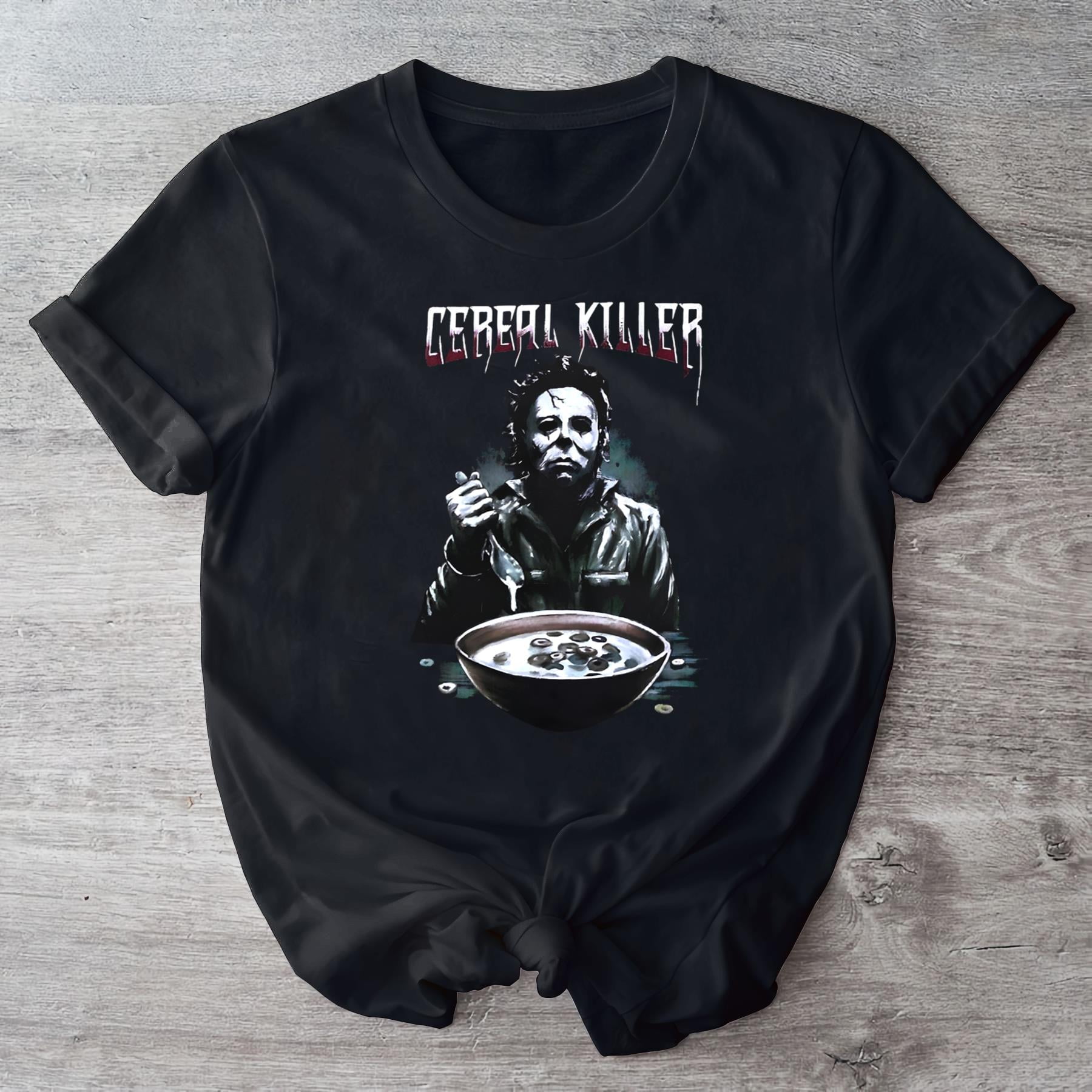 Cereal Killers Michael Myers T-Shirt, Funny Michael Myers Shirt Fan ...