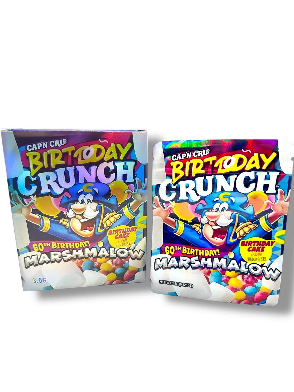 Cereal Marshmallow–Style 3.5g Mylar Bags with Boxes (100-Piece Set ...