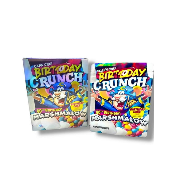 Cereal Marshmallow–Style 3.5g Mylar Bags with Boxes (100-Piece Set ...