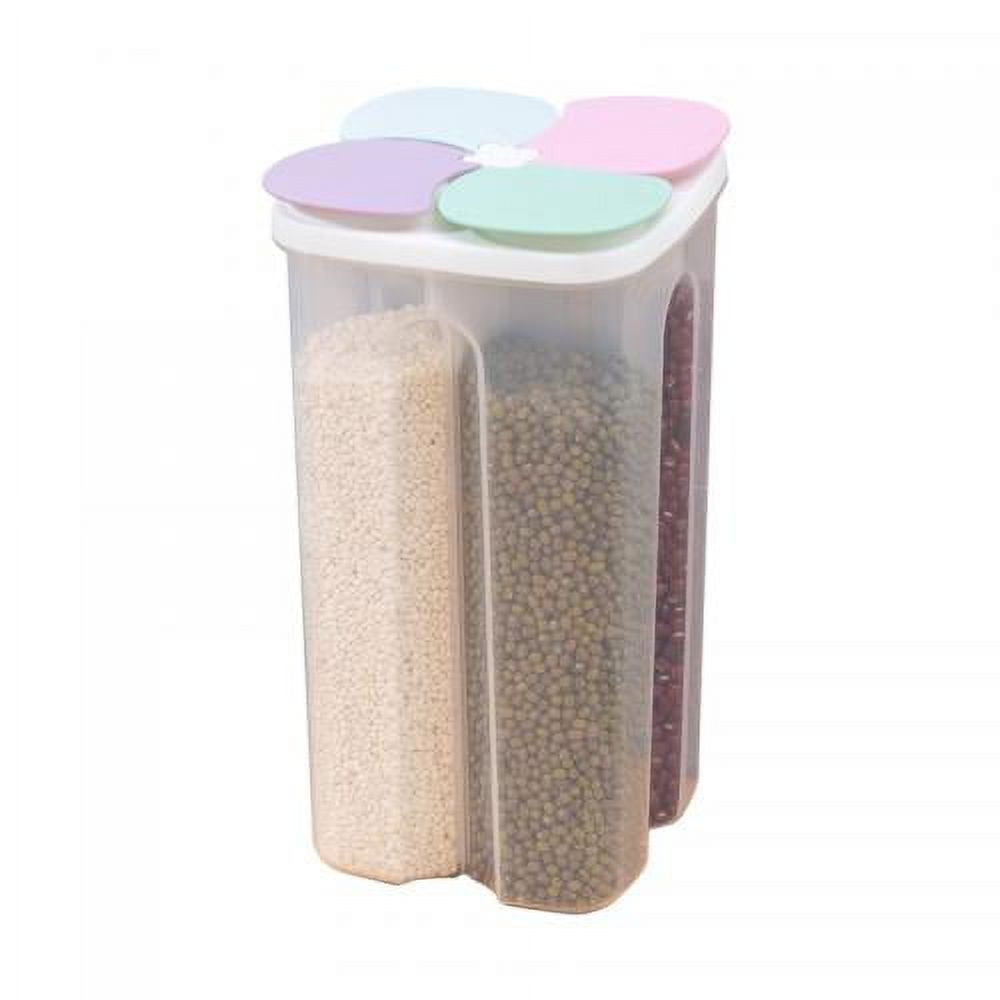 Cereal Storage Container, Airtight Food Storage Plastic Cereal ...