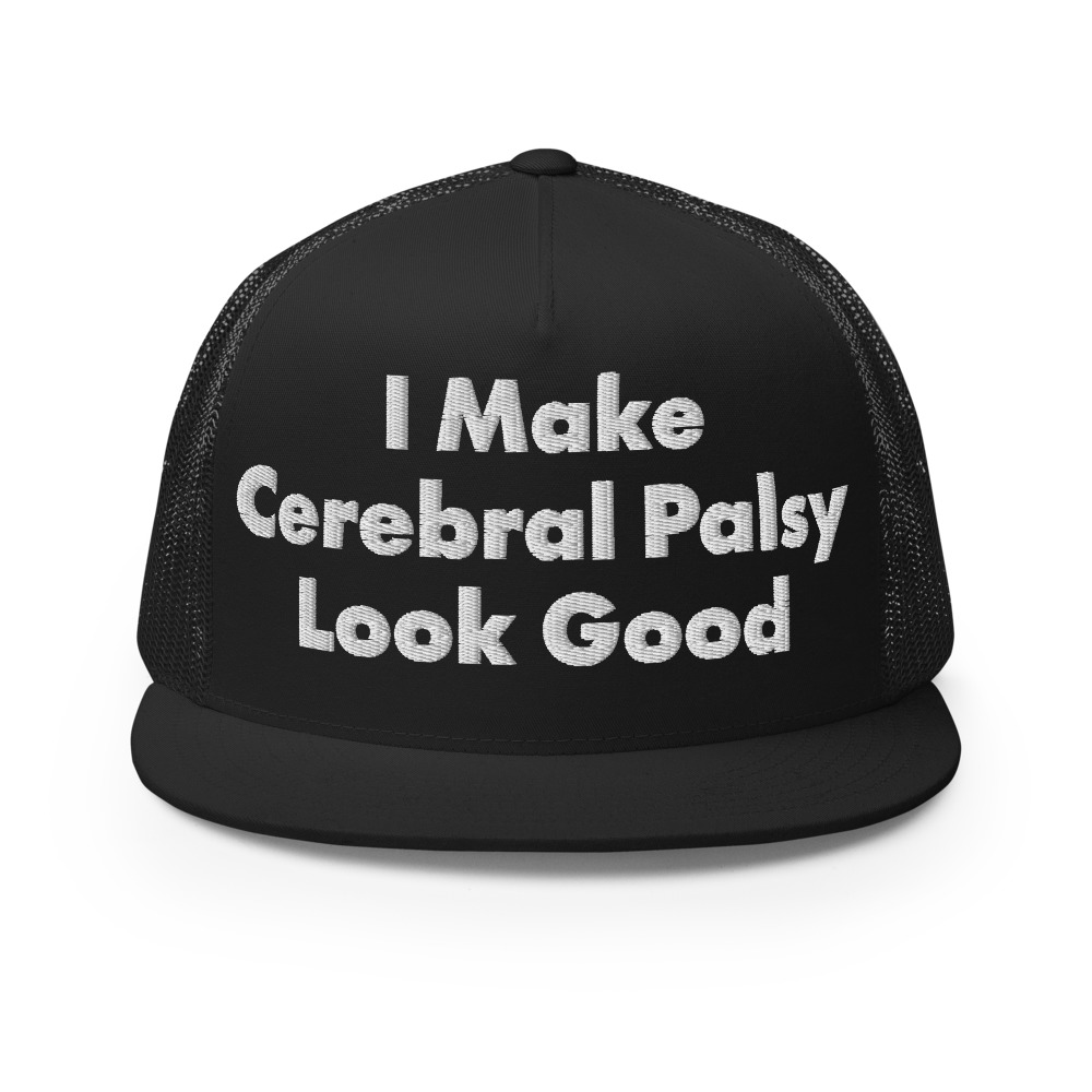 Cerebral Palsy Awareness Embroidered Trucker Cap, I Make Cerebral Palsy ...