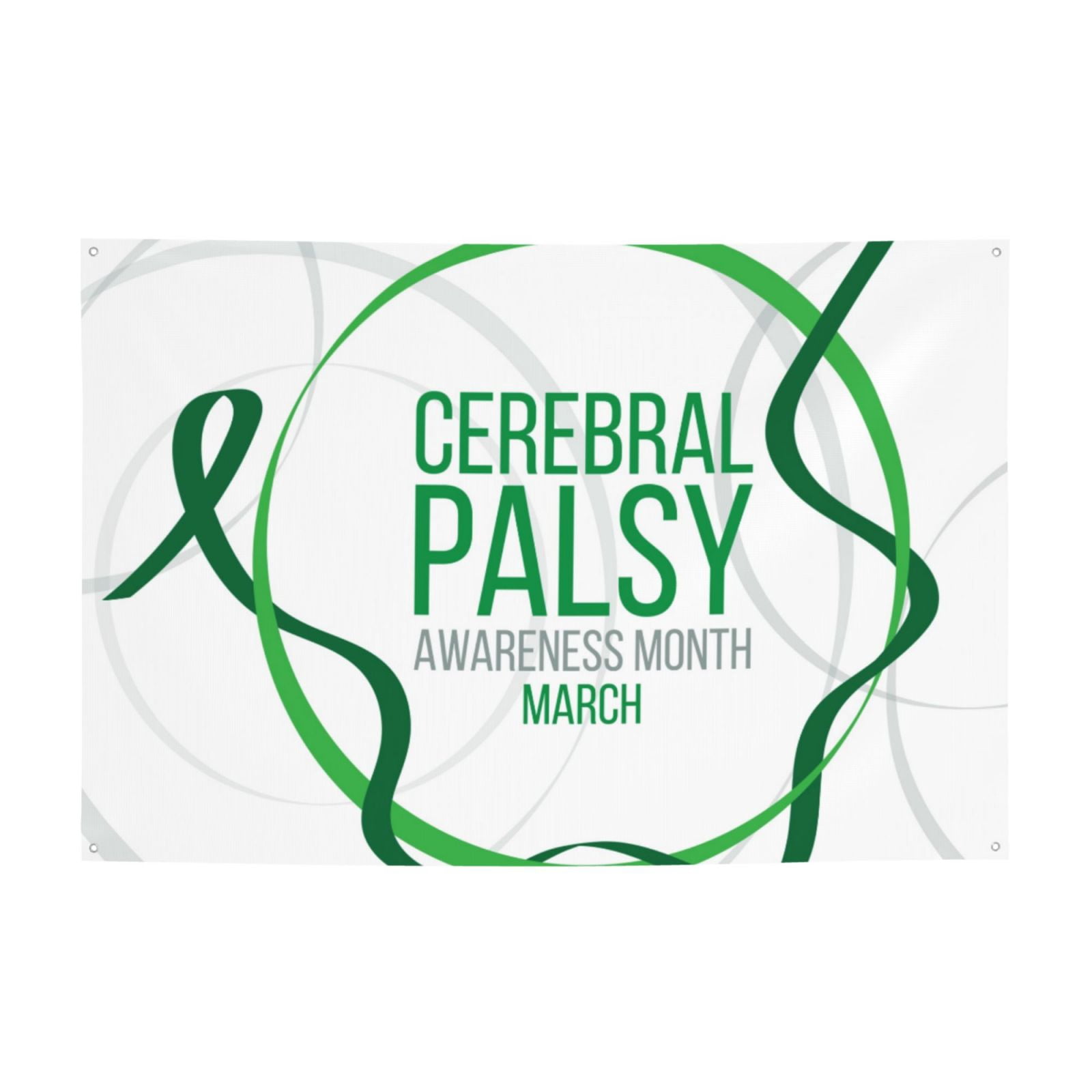Cerebral Palsy Awareness Month Banner Backdrop Large Banner Decorations ...