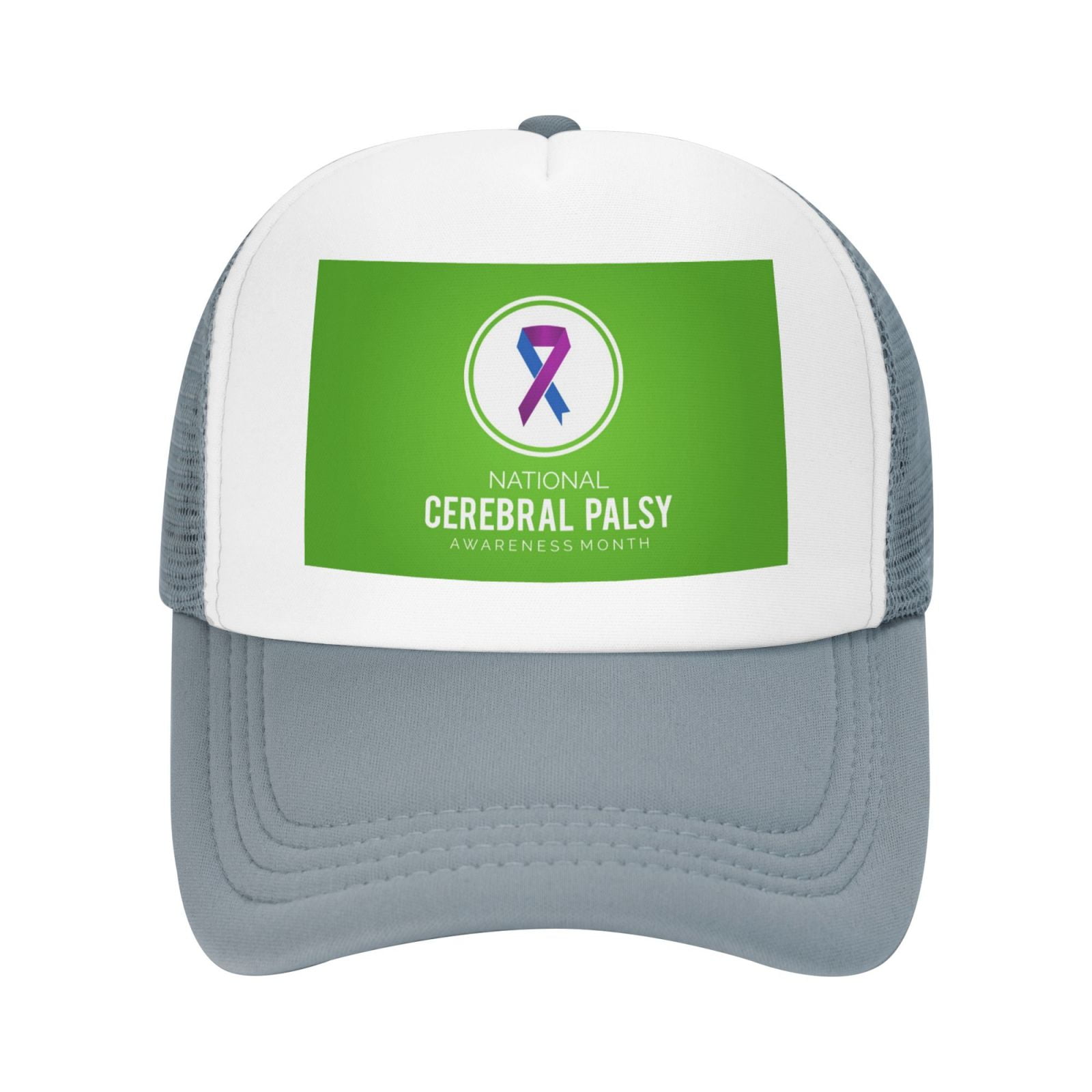 Cerebral Palsy Awareness Month Hats for Men Women Mesh Baseball Cap ...