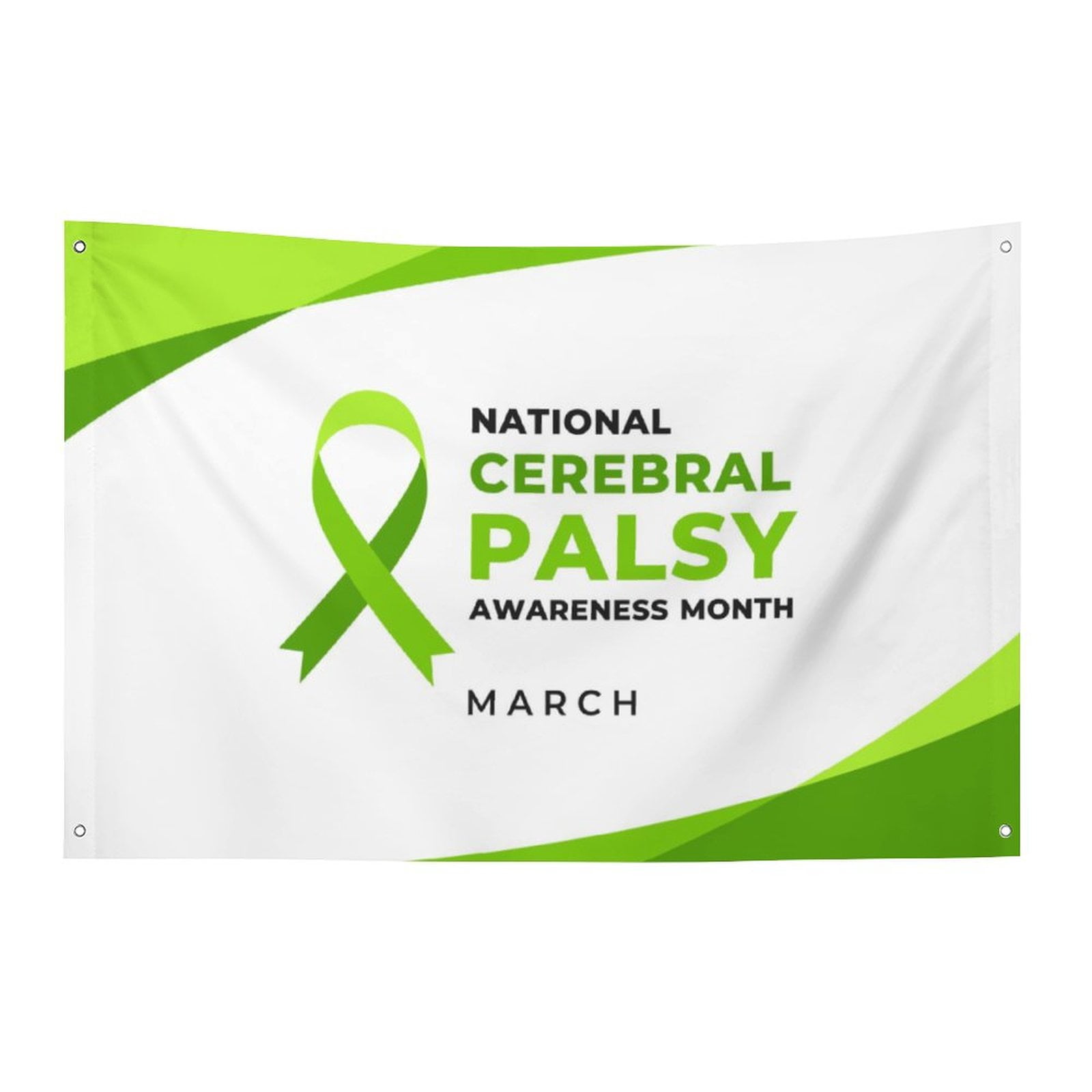 Cerebral Palsy Awareness Month Tapestry Banner Backdrop Flag Background ...
