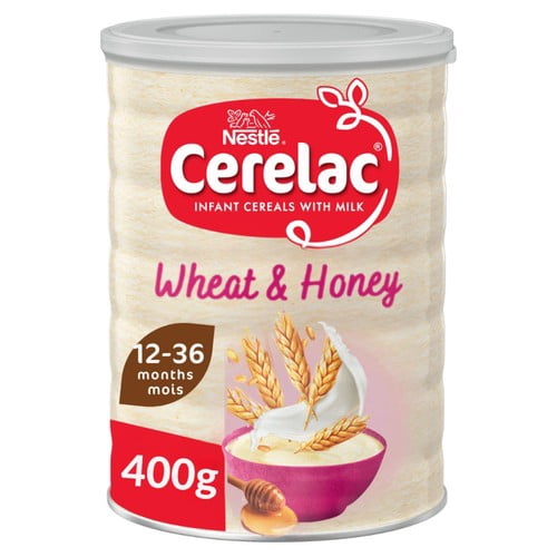 Cerelac Infant Cereals with Milk Honey & Wheat 12+ Months 400g, British ...