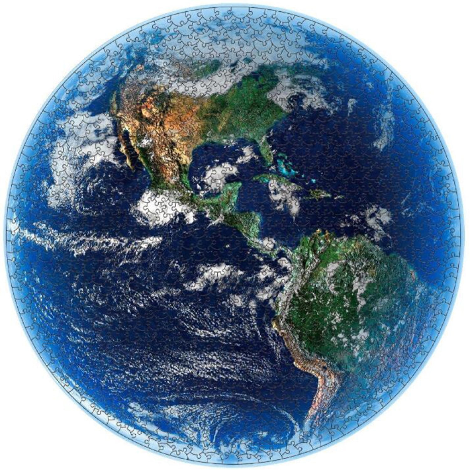 Cerem 1000 Pieces Jigsaw Puzzle - Round Art Puzzle for Wall Decor ...