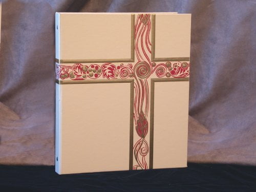 Ceremonial Binder - Ivory with Gold Foil (1-inch Spine) - Walmart.com