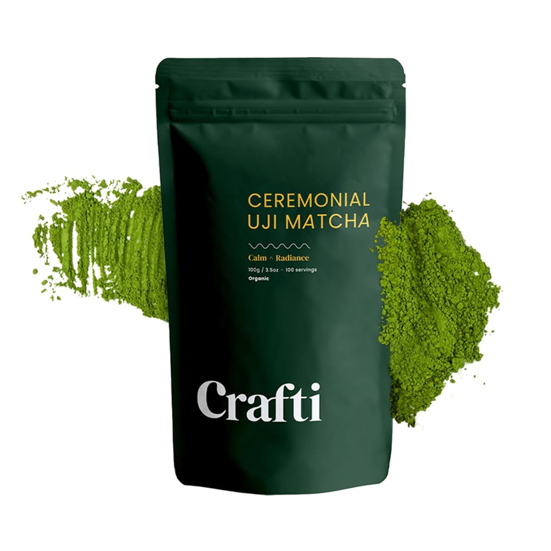 - Ceremonial Grade Organic Matcha Powder | 100 Servings (100g / 3.5oz) | Sugar-Free Kyoto Uji ...
