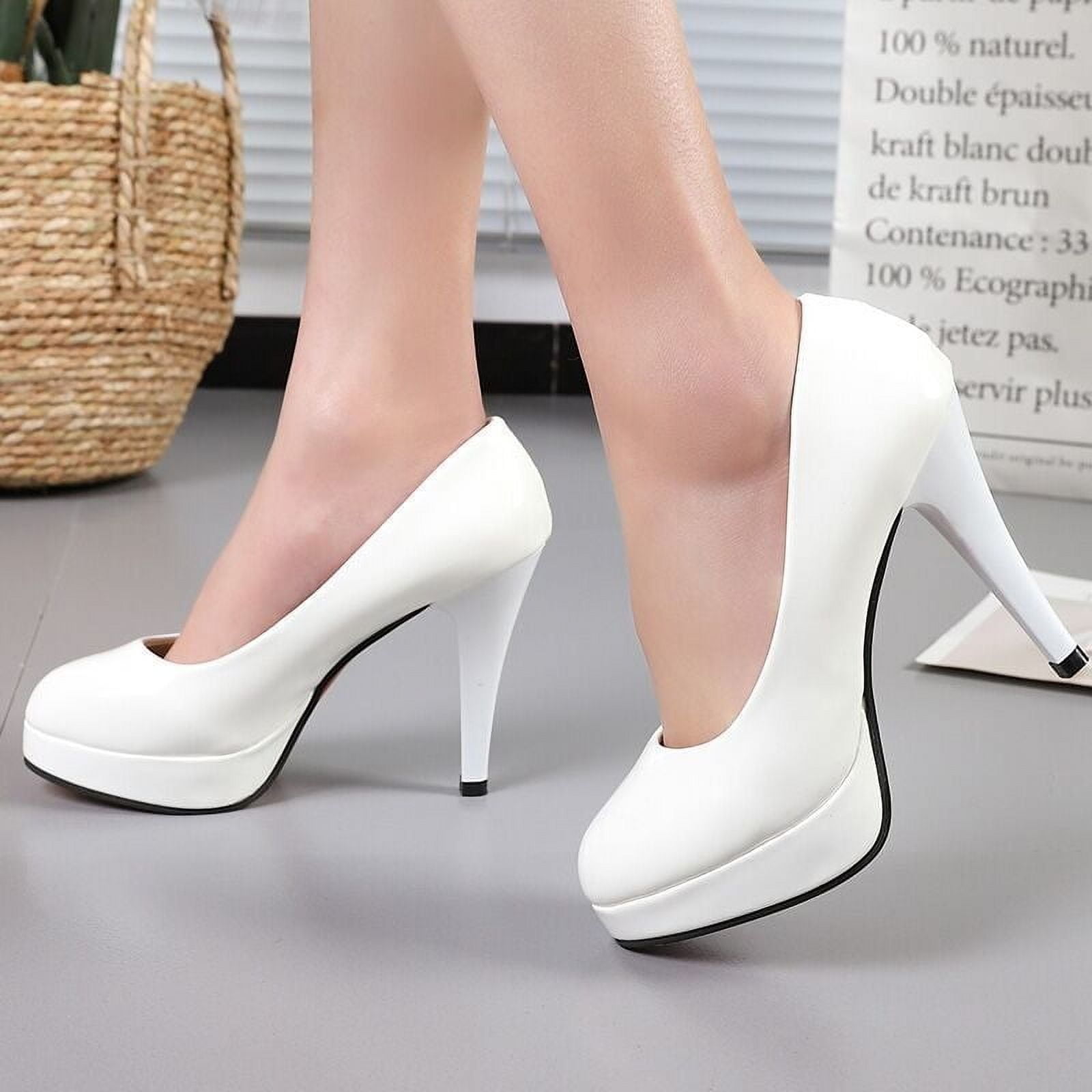 HHH Ceremonial High Heels Female Student Stiletto Heel Platform 5-8 ...