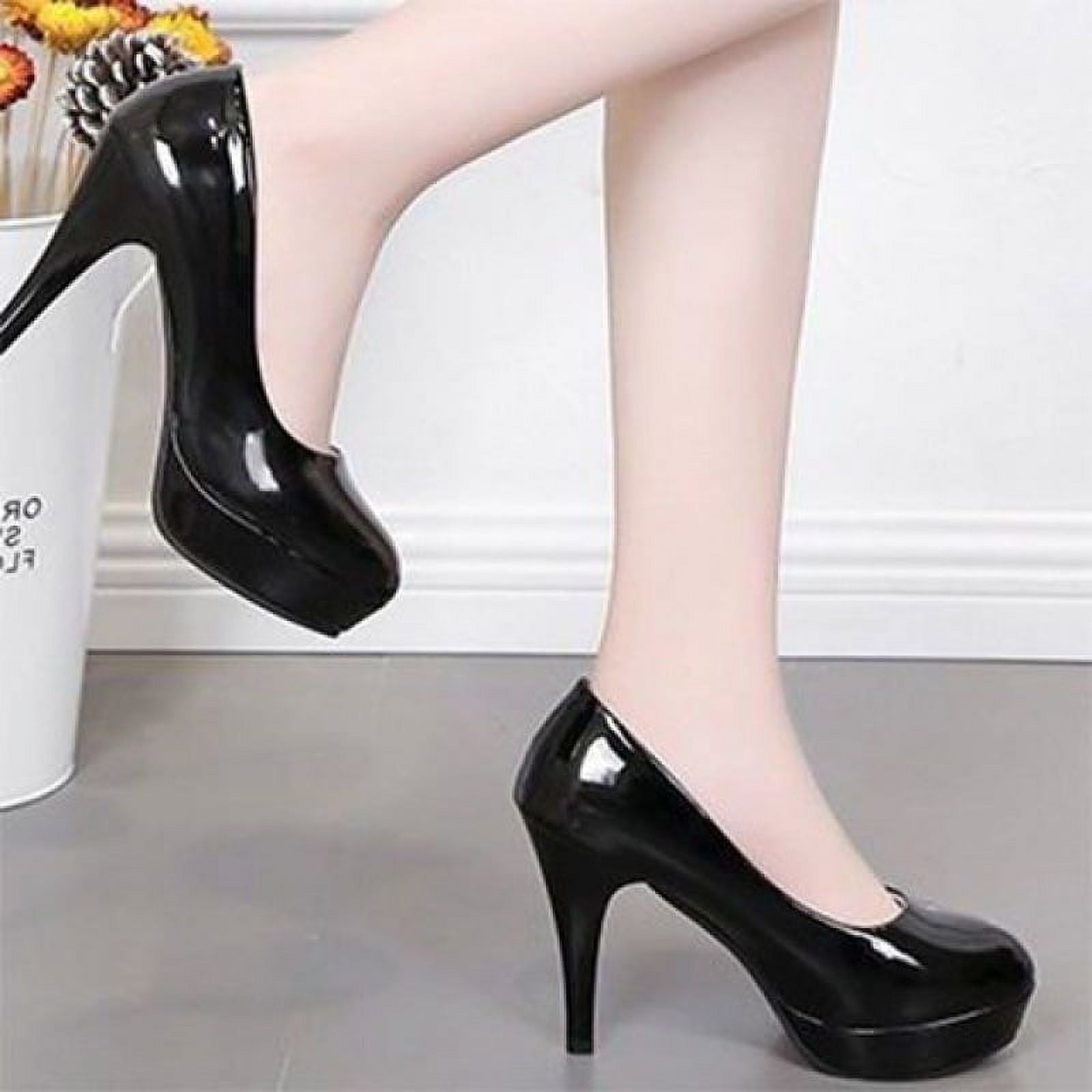HHH Ceremonial High Heels Female Student Stiletto Heel Platform 5-8 ...