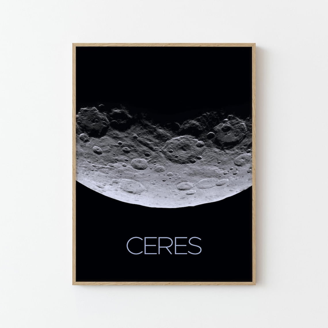 Ceres Nasa Space Travel Poster Print Stars Planets Universe Cosmos ,Decor For Living Room ...