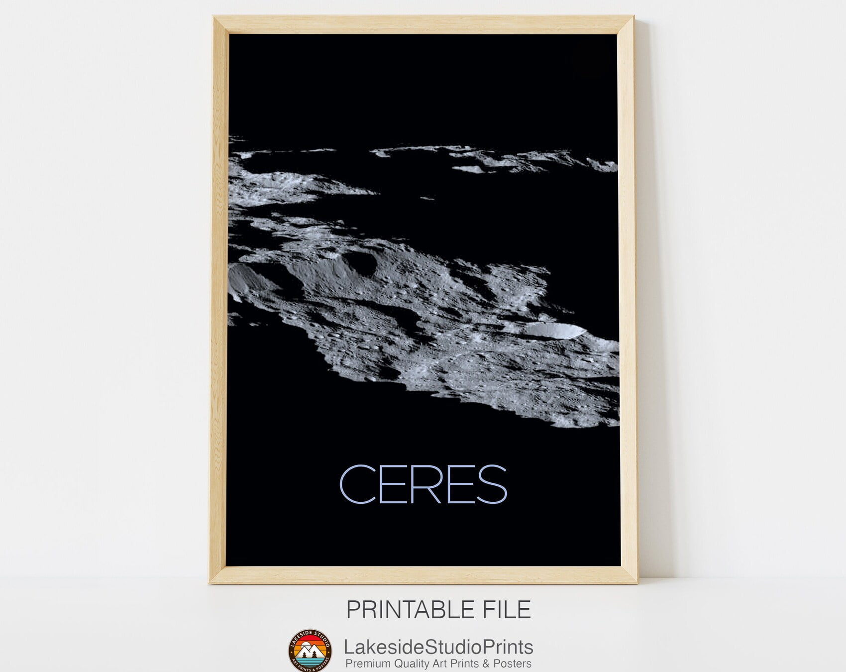 Ceres Space Poster | NASA Our Planets |, 16x24 UNFRAMED - Walmart.com