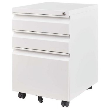 Simply Tidy's White Modular Mobile Chest- Rolling Cabinet with Drawers ...