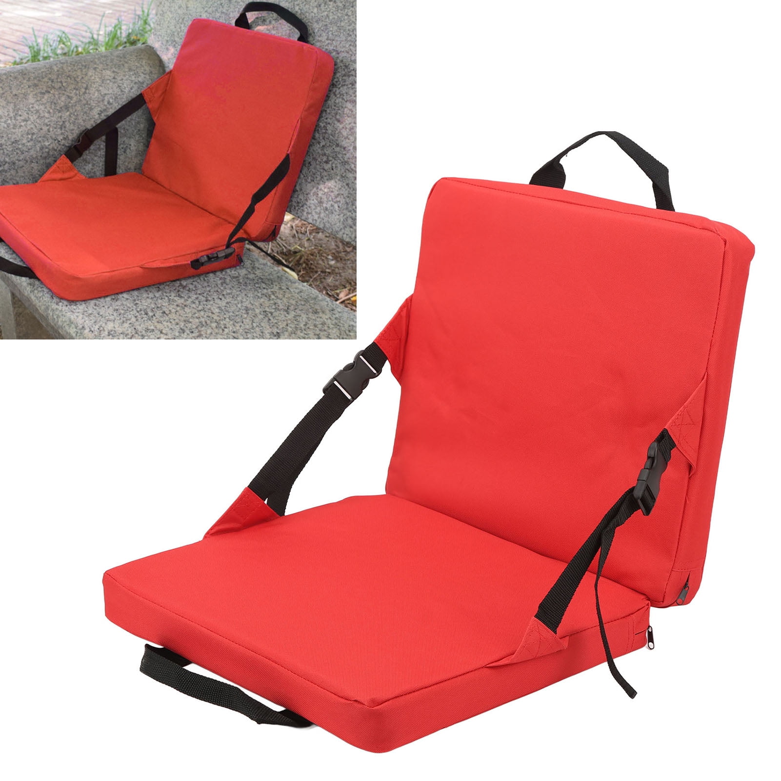 Cergrey Portable Stadium Seat Cushion, Lightweight Padded Seat And ...