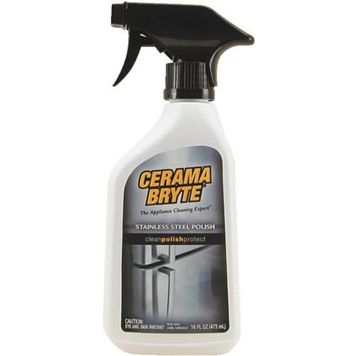 Cerma Bryte Stainless Steel Cleaner Polish 16OZ SS APLIANCE, Each ...