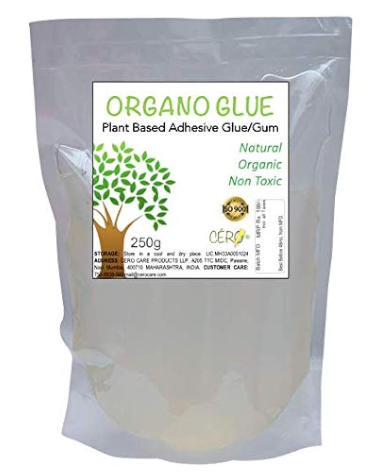 CERO Organo Glue Natural Organic Non Toxic Plant Based Adhesive Glue ...