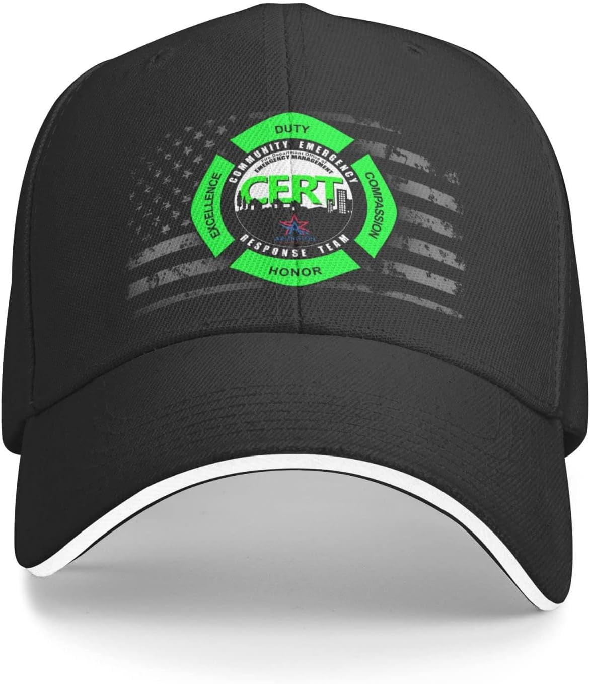 Cert Community Emergency Response Team Baseball Cap Adjustable Fashion ...