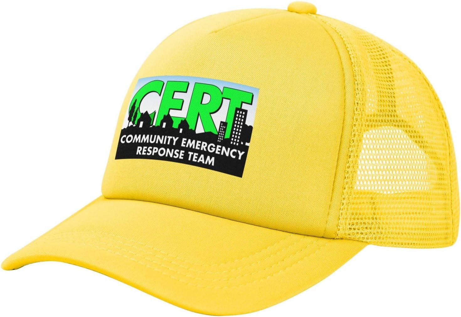 Cert Community Emergency Response Team Baseball Cap Canvas Mesh-Back ...