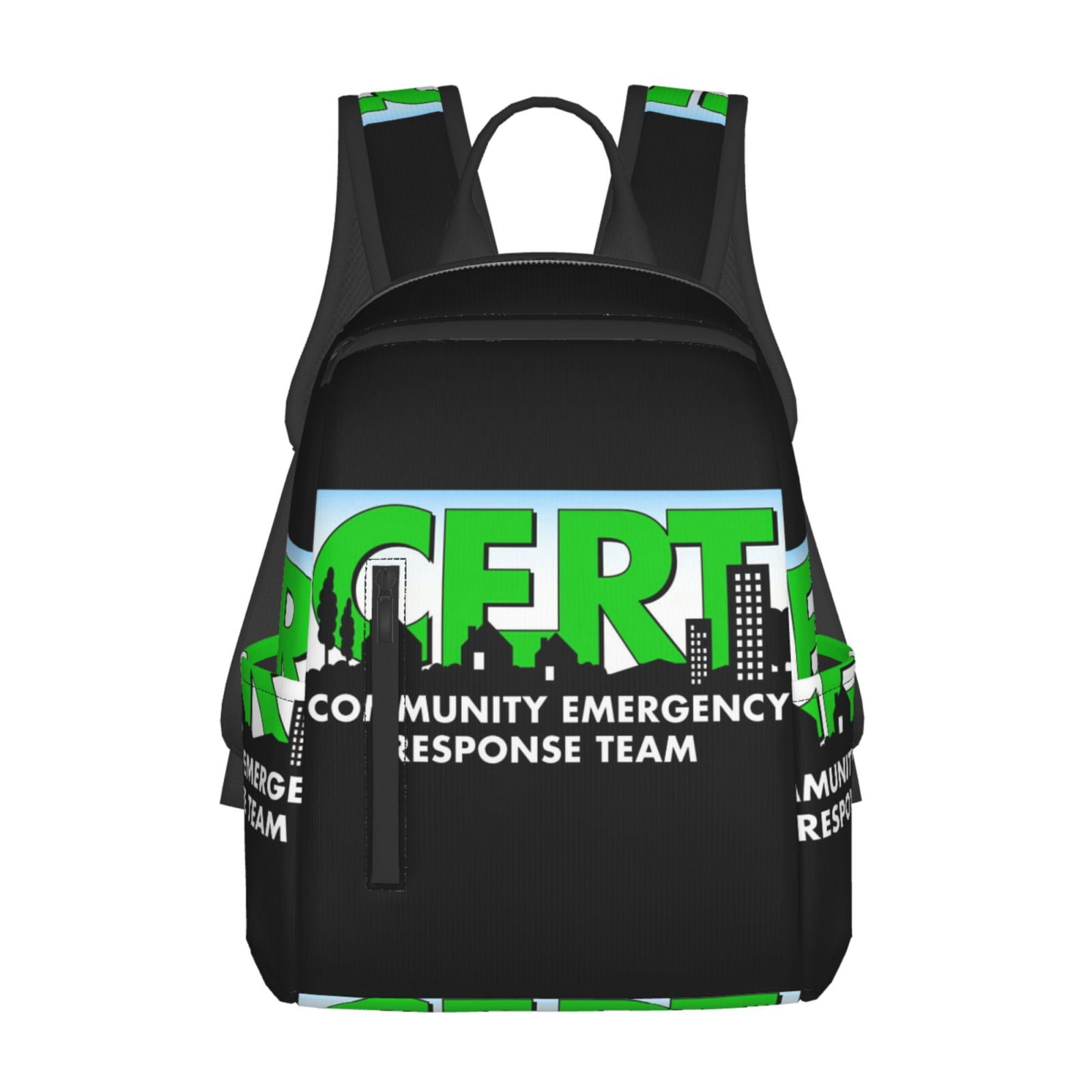 Cert Community Emergency Response Team Black Backpack for Women Men ...