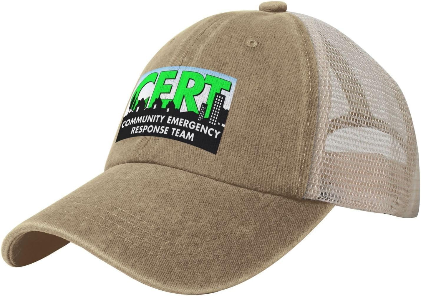 Cert Community Emergency Response Team Cowboy Mesh Baseball Cap Cotton ...