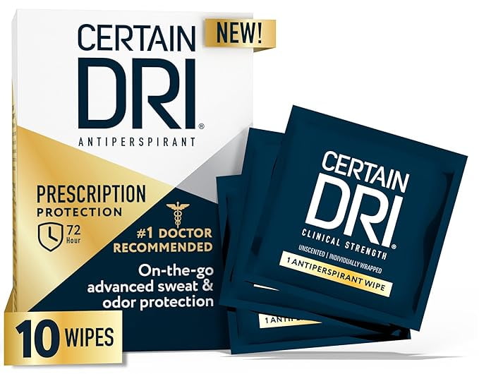 Certain Dri Antiperspirant Wipes for Excessive Sweating, Clinical ...