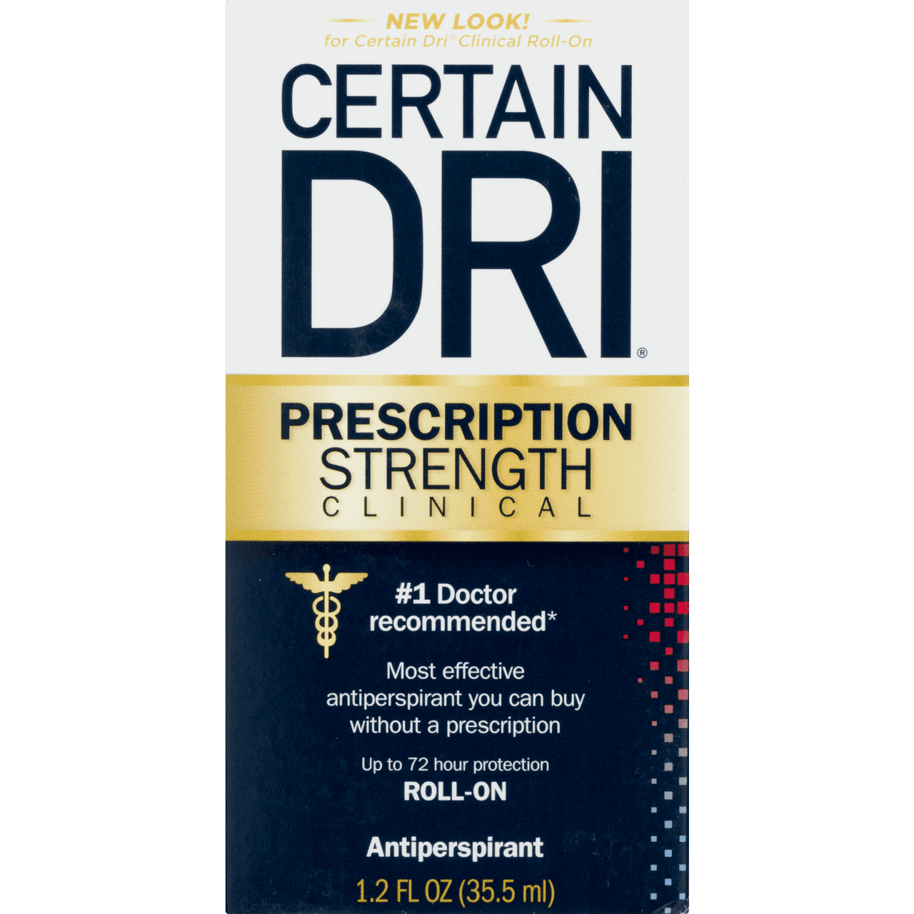 Certain Dri Clinical Strength Antiperspirant Roll-On 1.2 Oz - Extra ...