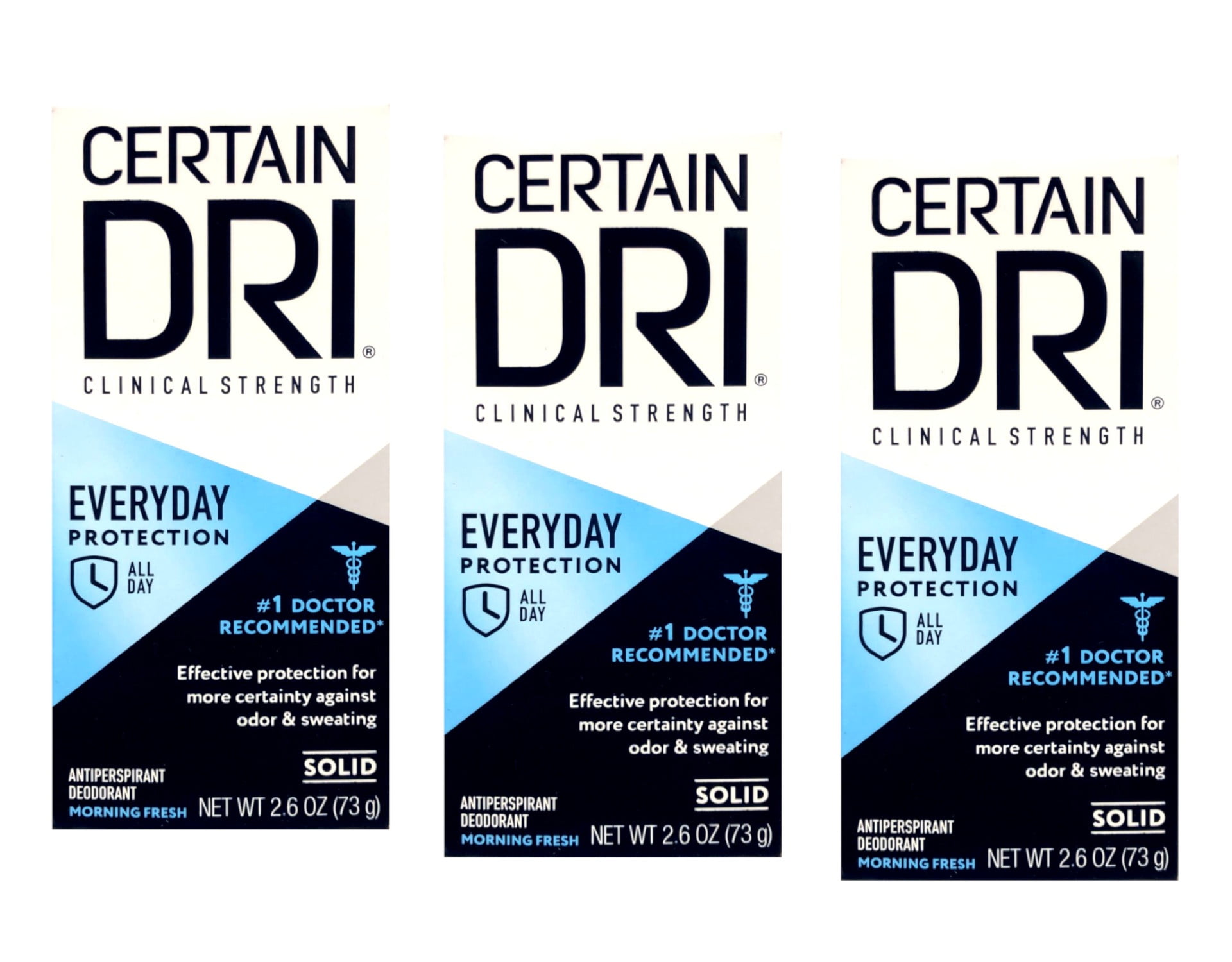 Certain Dri Everyday Strength Clinical Antiperspirant Solid Deodorant ...
