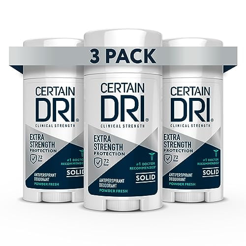 Certain Dri Extra Strength Clinical Antiperspirant Solid Deodorant ...