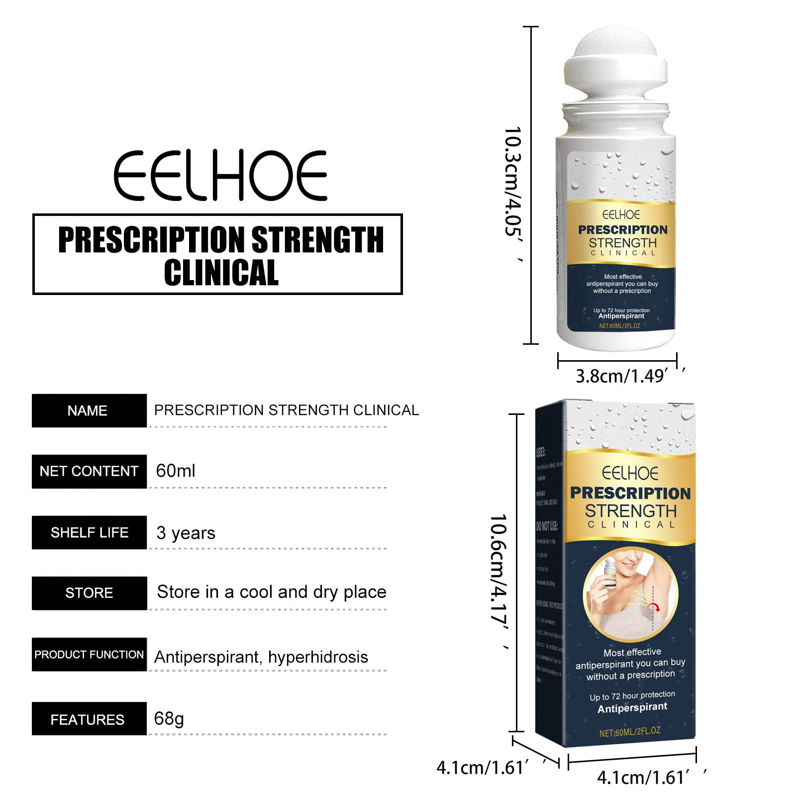 Certain Dri Prescription Strength Clinical Antiperspirant - Walmart.com