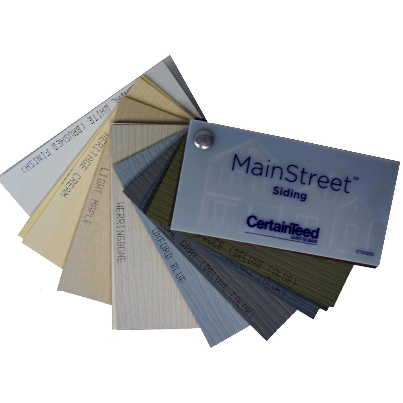 CertainTeed Mainstreet Vinyl Siding Color Sample Swatch - Walmart.com