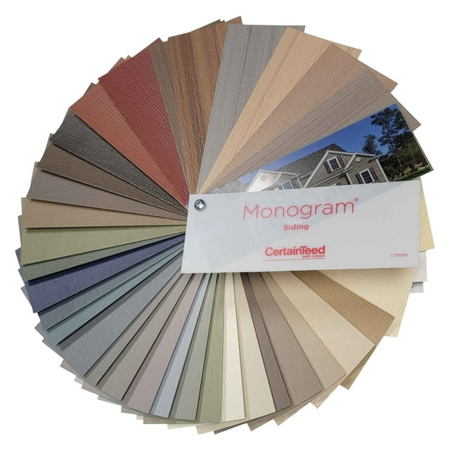 CertainTeed Monogram Vinyl Siding Color Sample Swatch - Walmart.com