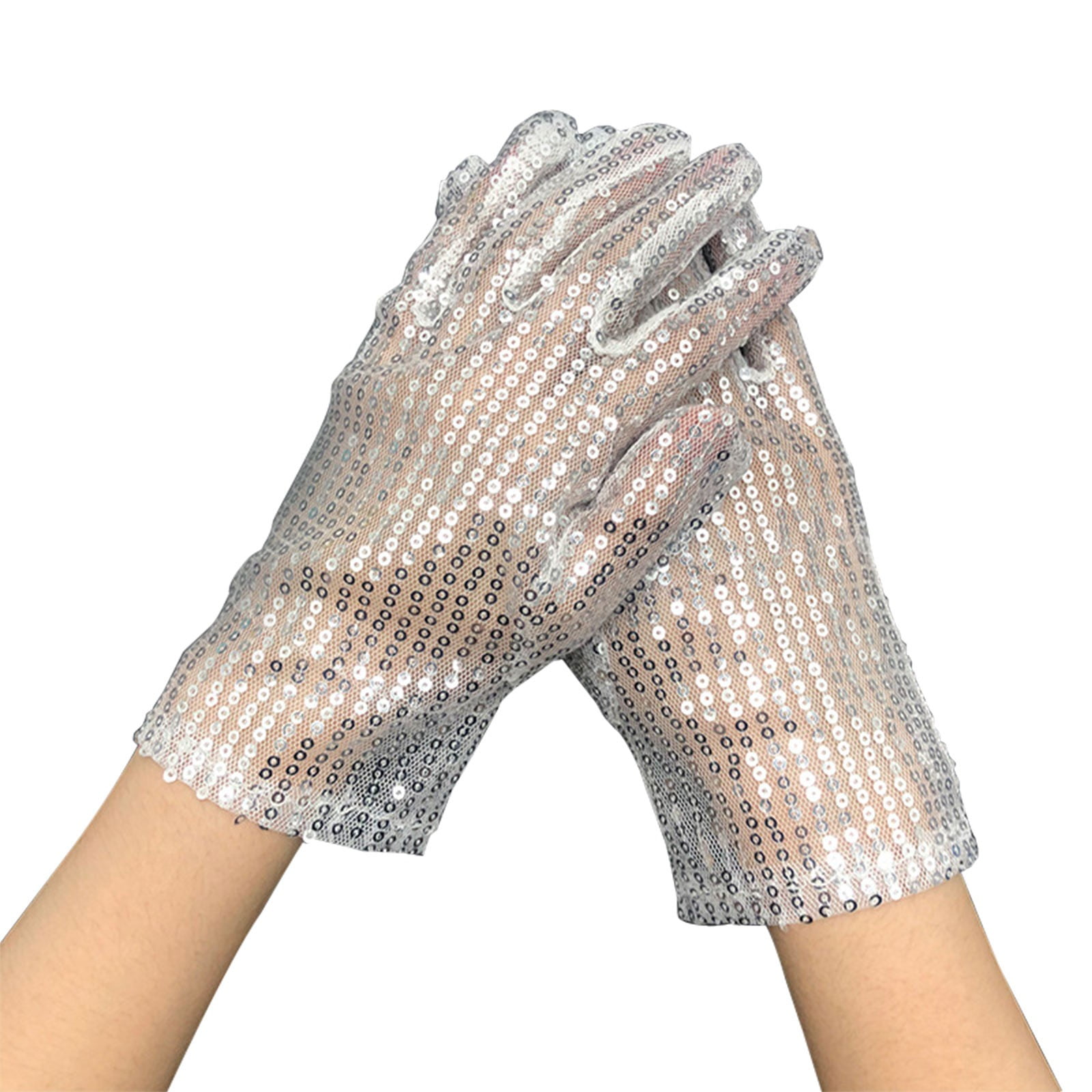 Certgust Winter Gloves Women Short Floral Tea Party Lace Halloween ...