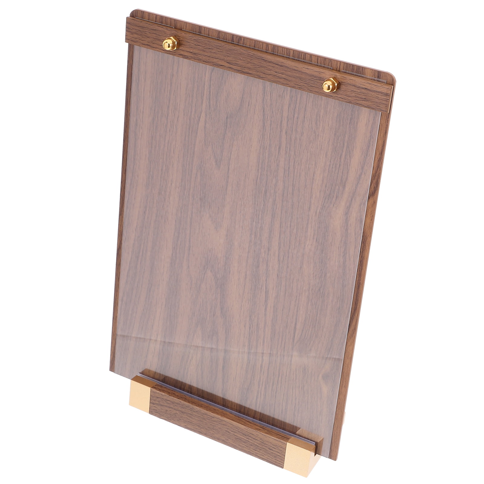 Wood Certificate Display Stand for Store Use Dark Brown Vertical ...