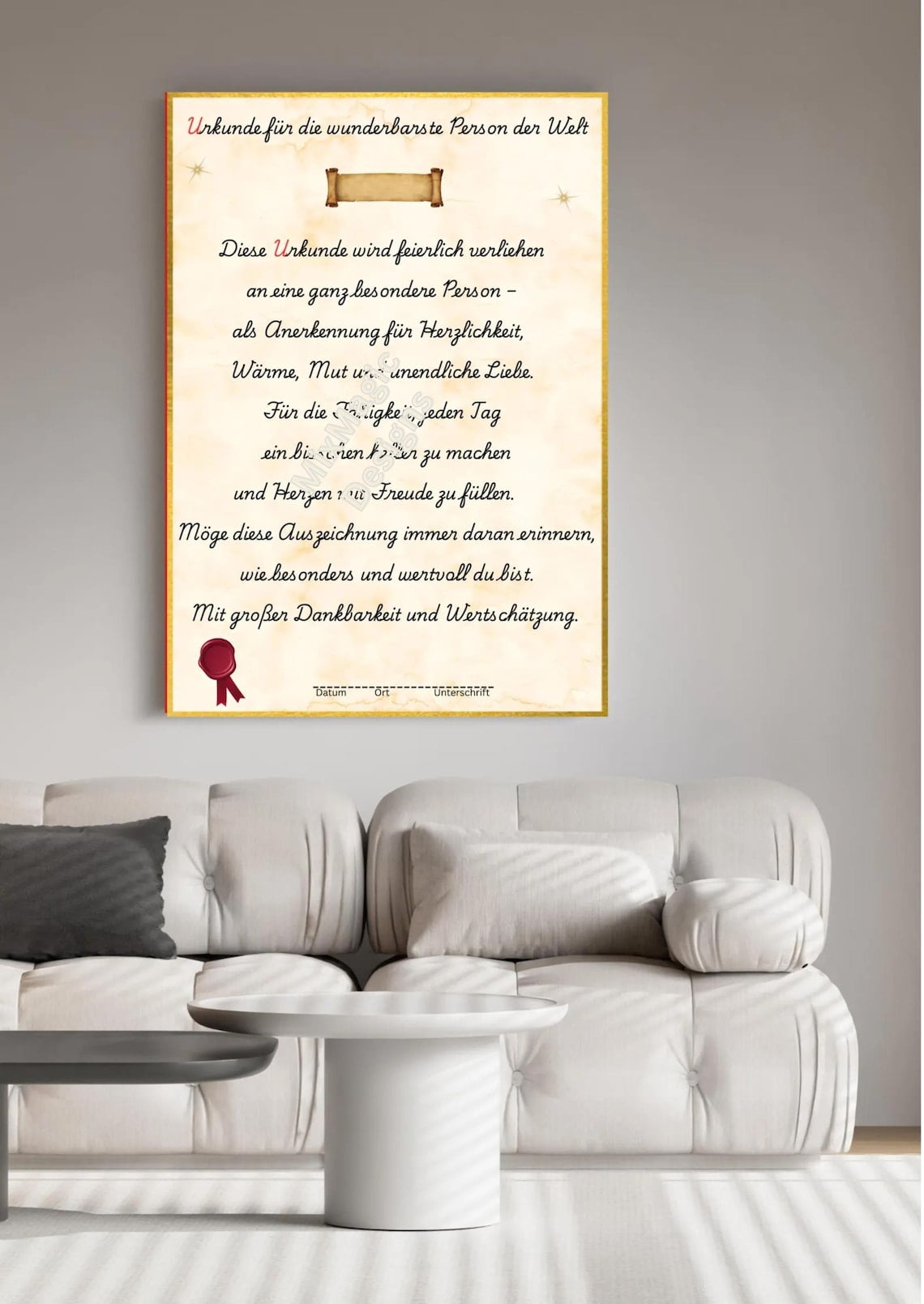 Certificate For The Most Wonderful Person In The World Loving Idea For ...