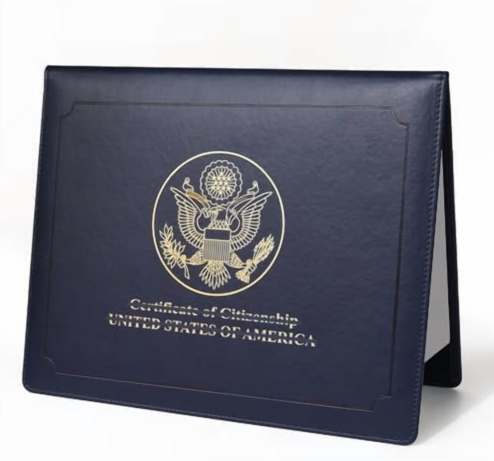 Certificate Holder – US Citizenship Gifts Elegant Certificate Cover ...