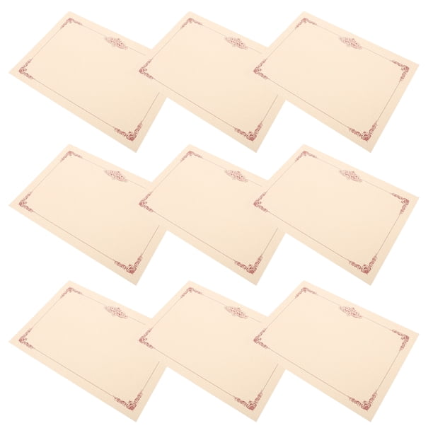 Certificate Inner Page High School Diploma Paper 25 Sheets Ordinary ...