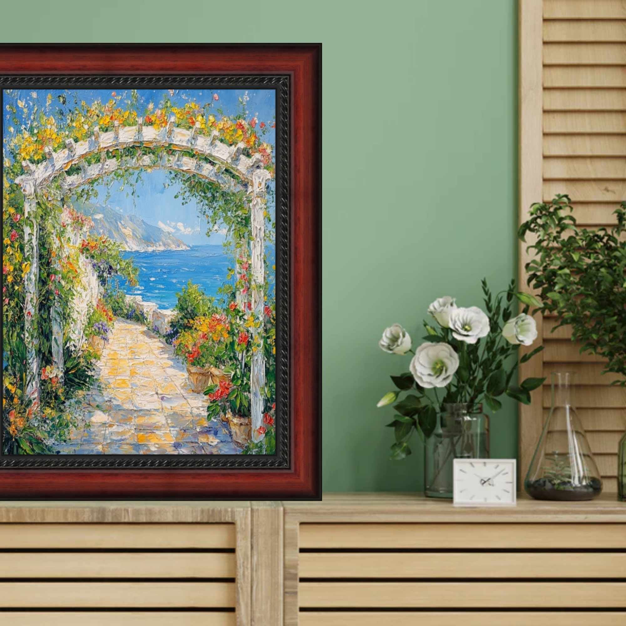 Certificate Mahogany With Rope Picture Frame 30x30 frame - Walmart.com