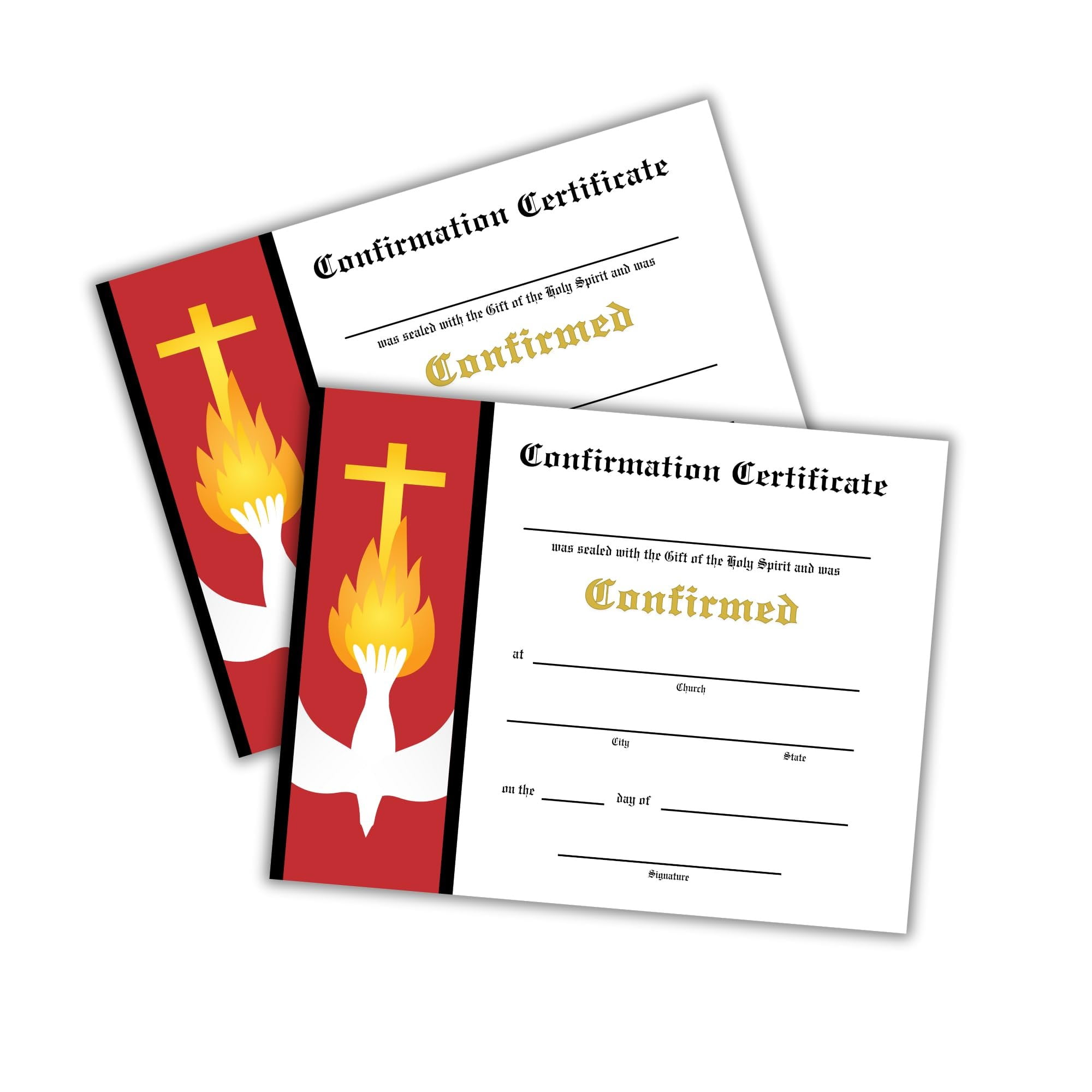 Certificate of Catholic Confirmation 30pk 8.5x11 First Holy Communion ...