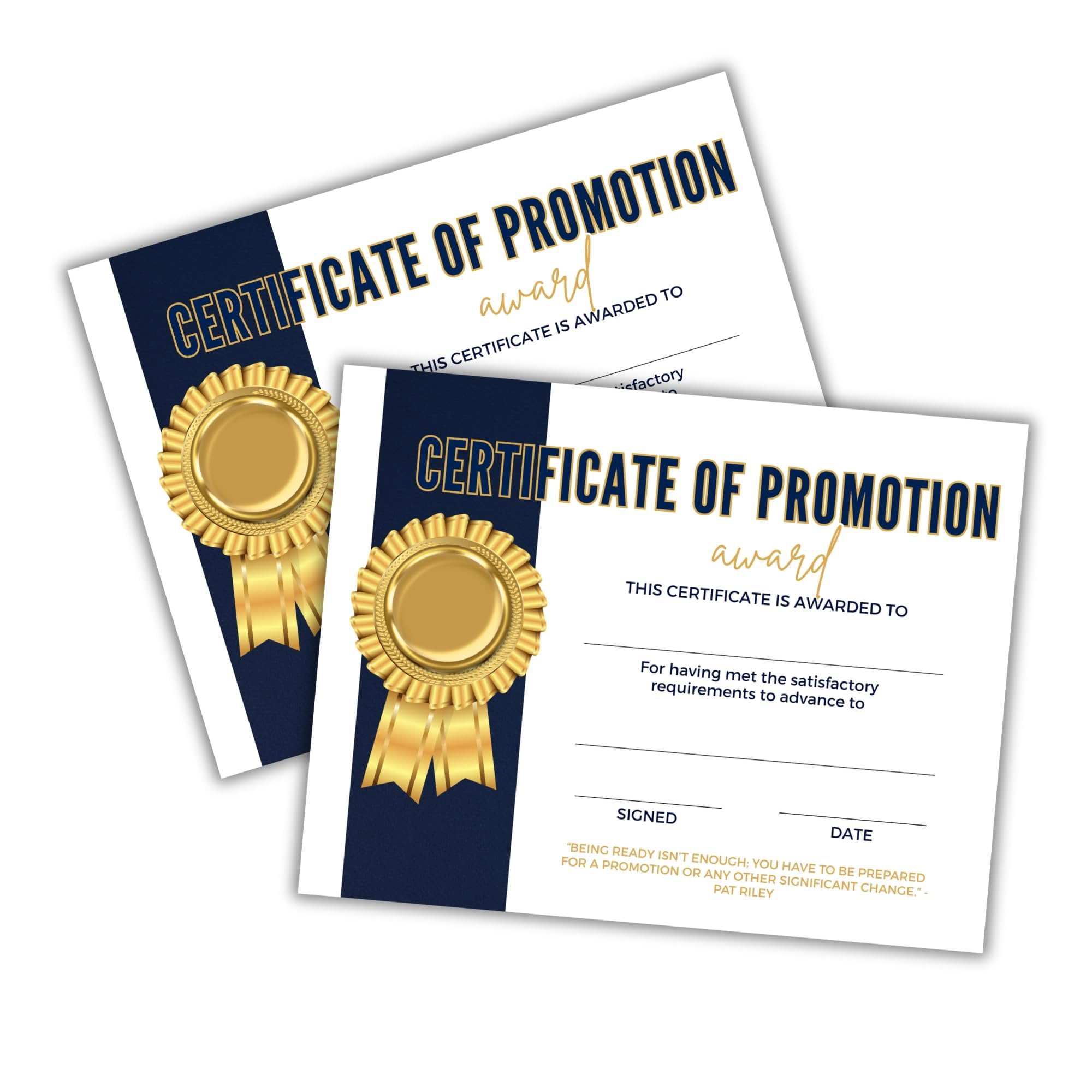 Certificate of Promotion Company Employee Award 30pk 8.5x11 ...