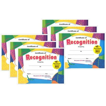 TREND Student of The Week Colorful Classics Certificates, 30 Per Pack ...