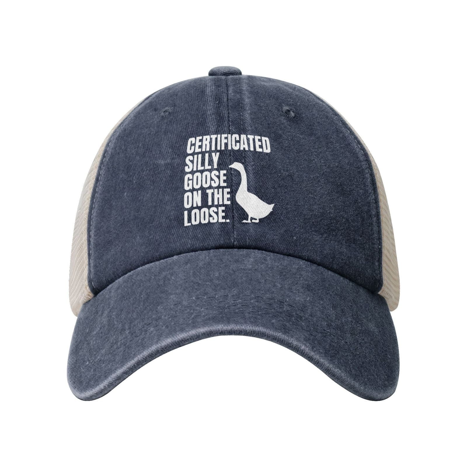 Certificated Silly Goose On The Loose Baseball Cap Trucker Hat For Men ...