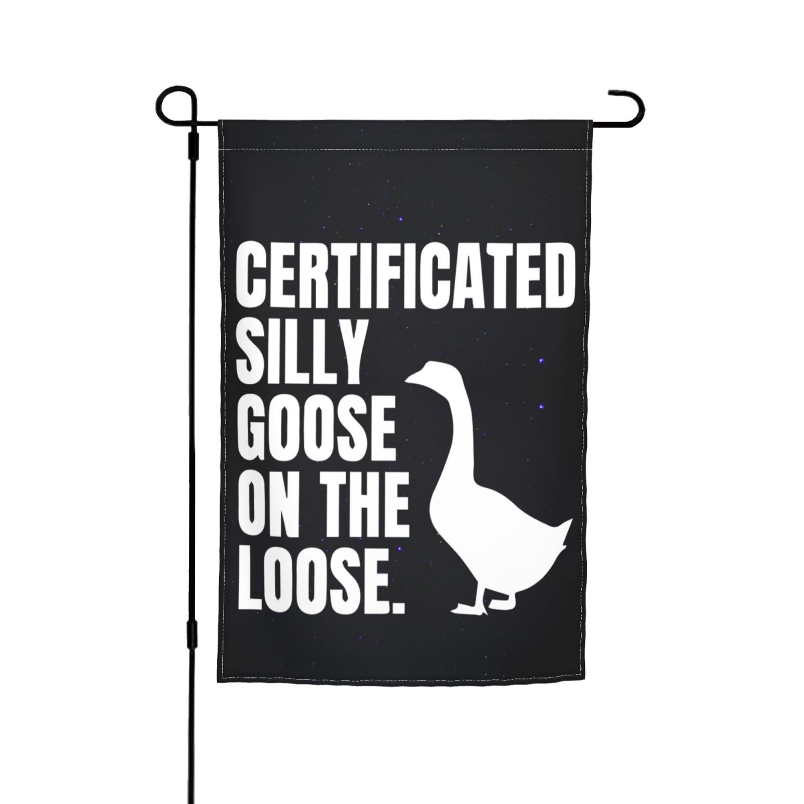 Certificated Silly Goose On The Loose Garden Flag 12x18 Inch, Double ...